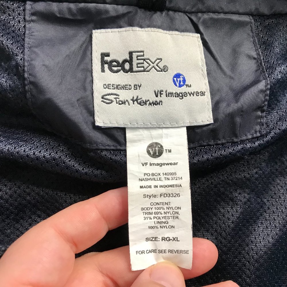 Official Fedex Stan Herman Employee Men Jacket Windbr… - Gem
